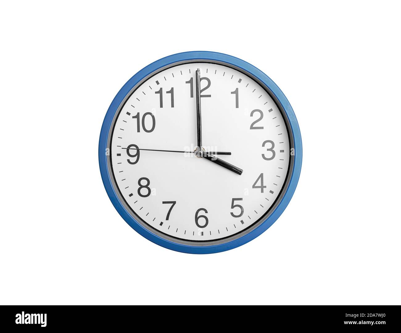 Round clock with arrows isolated on white background Stock Photo - Alamy