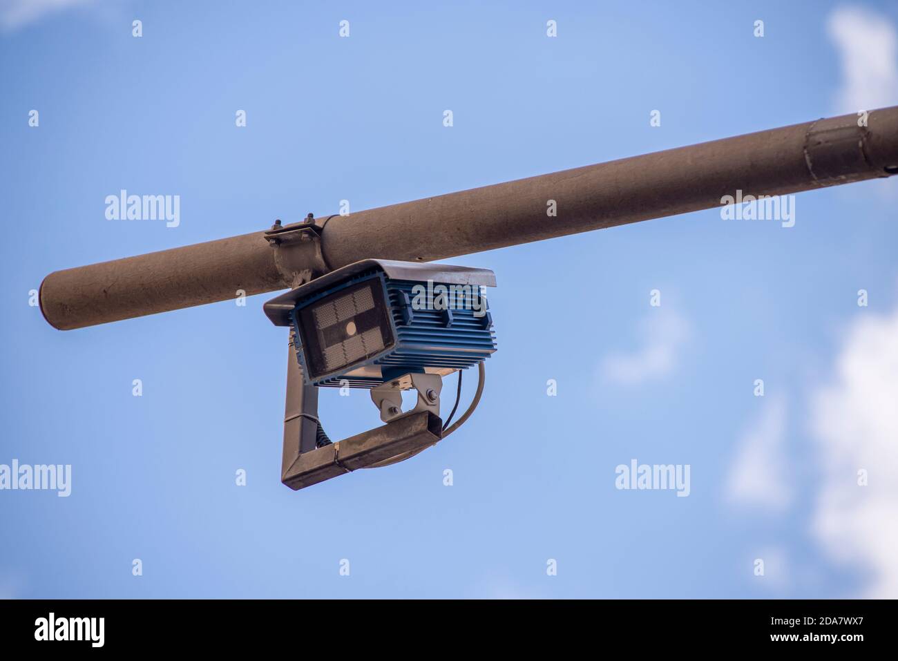cameras for the control of pedestrian traffic within the city Stock ...