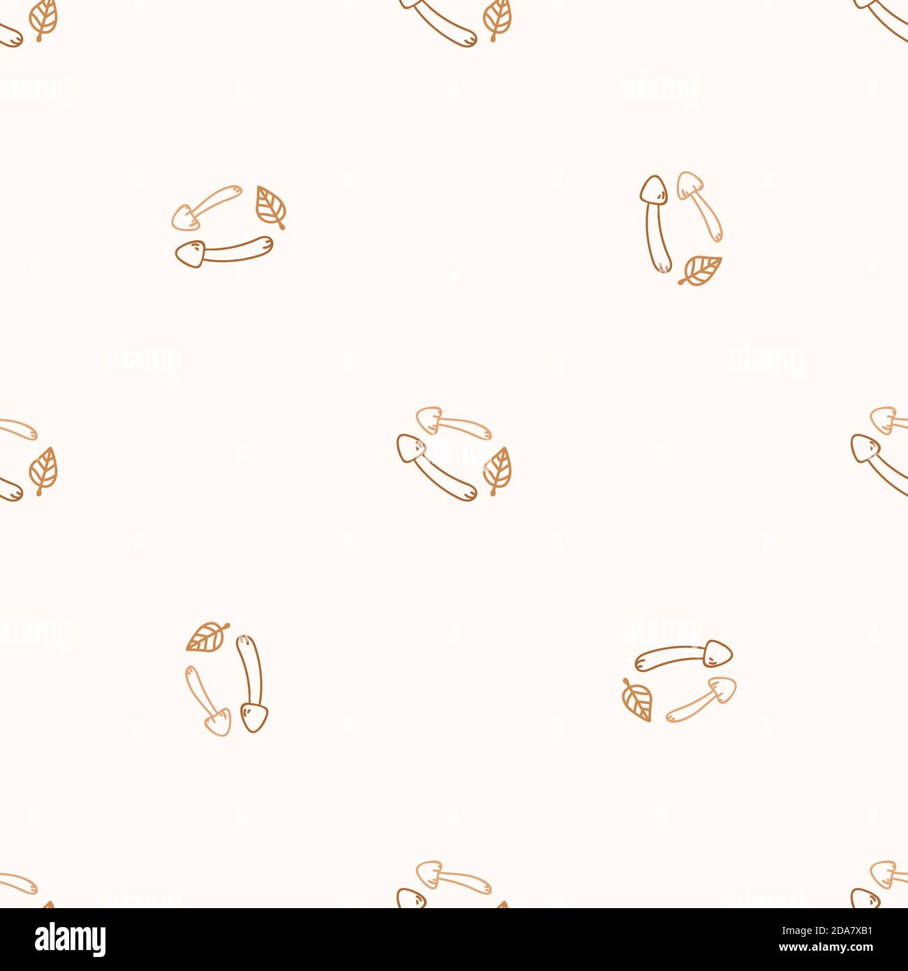 Seamless background destroying angel mushroom gender neutral pattern ...