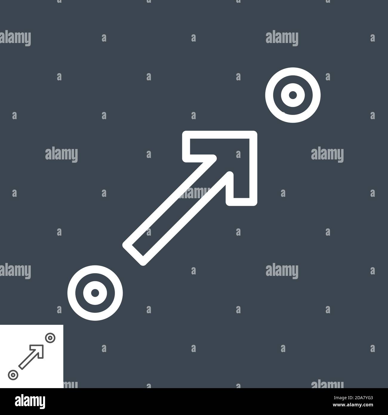 Route planner line icon Stock Vector Image & Art - Alamy