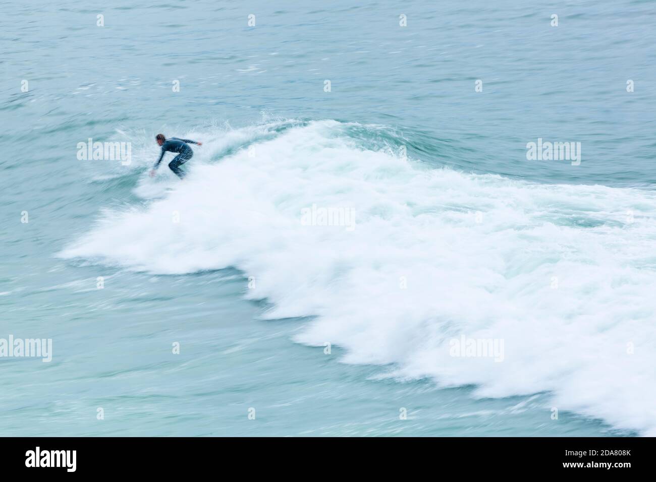 Surfer, Barrika beach, Bizkaia, Basque Country, Spain, Europe Stock ...