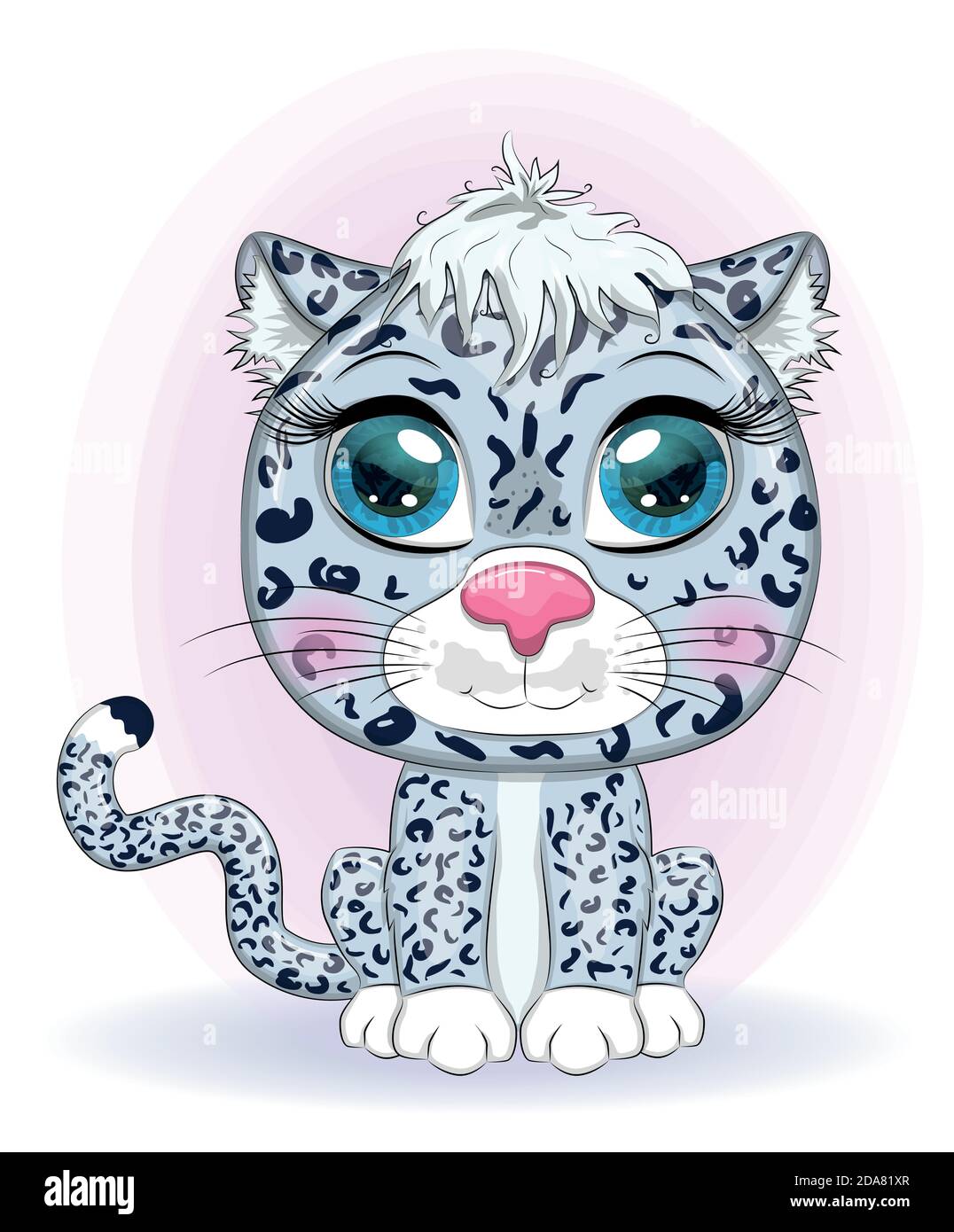 Snow Leopard Cartoon