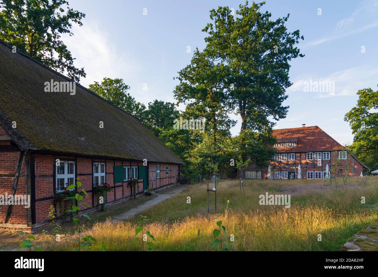 Wilsede: thatched roof house of Heidemuseum (Heath museum) Dat ole Huus ...