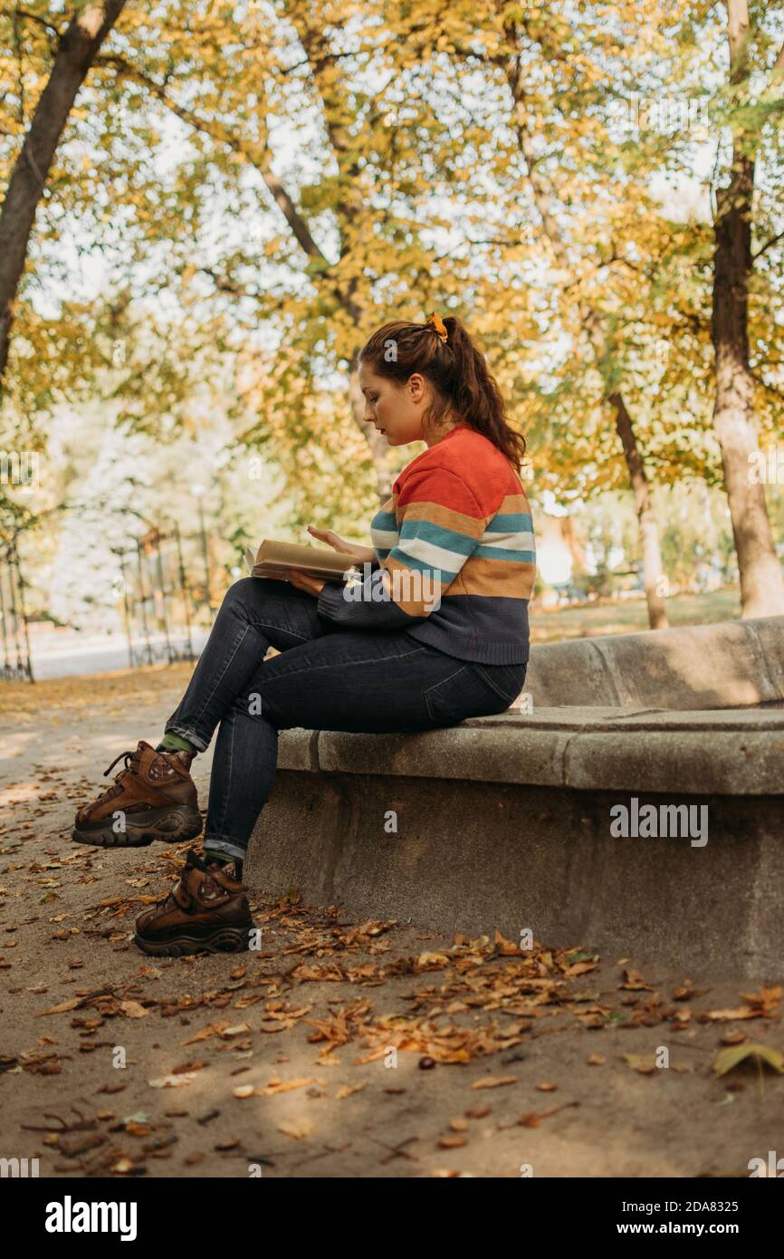 Body Shaming, Low self-worth concept. Sad plus size woman walking in ...