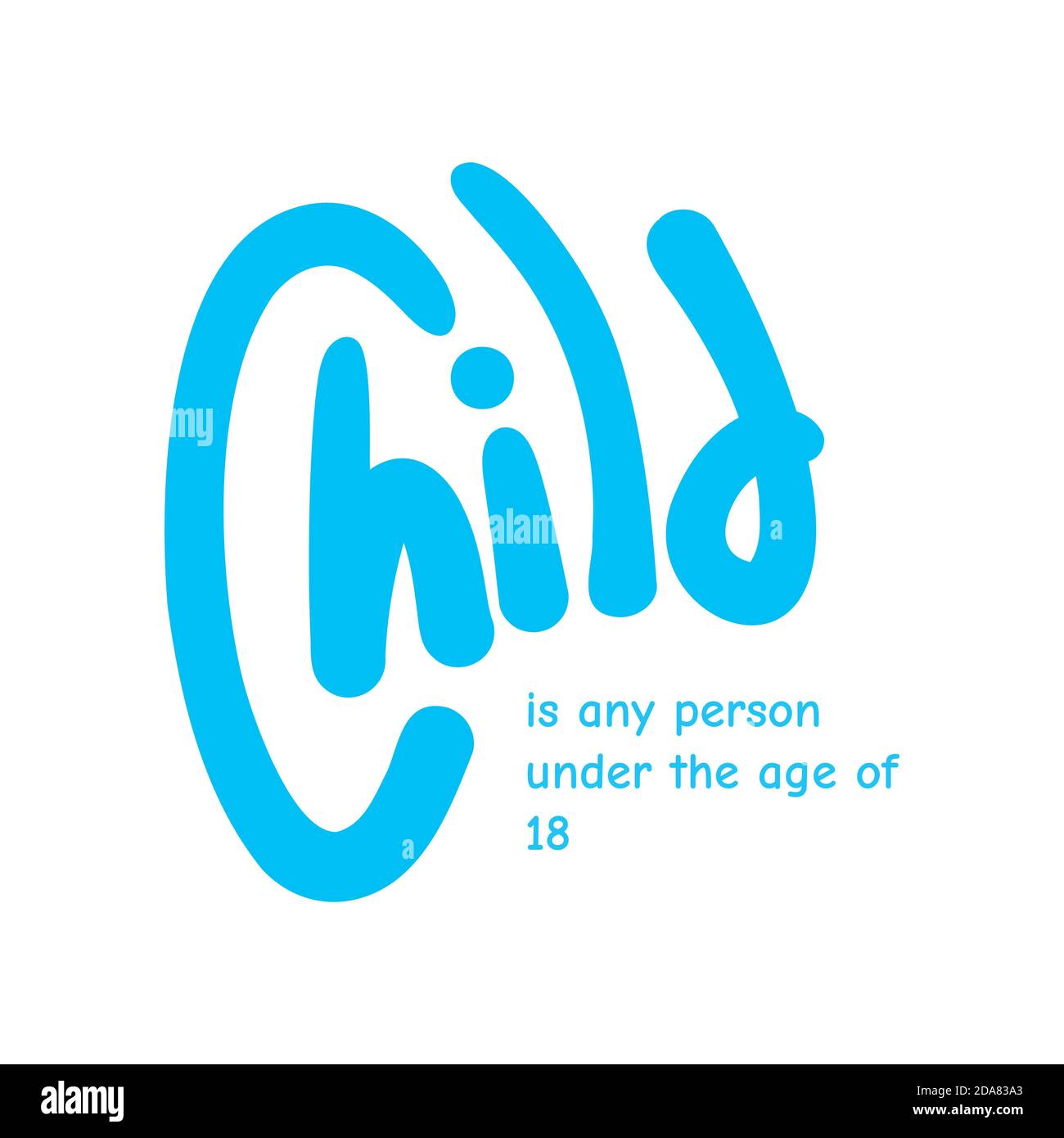 Motivational quote poster about children for celebrating world children ...
