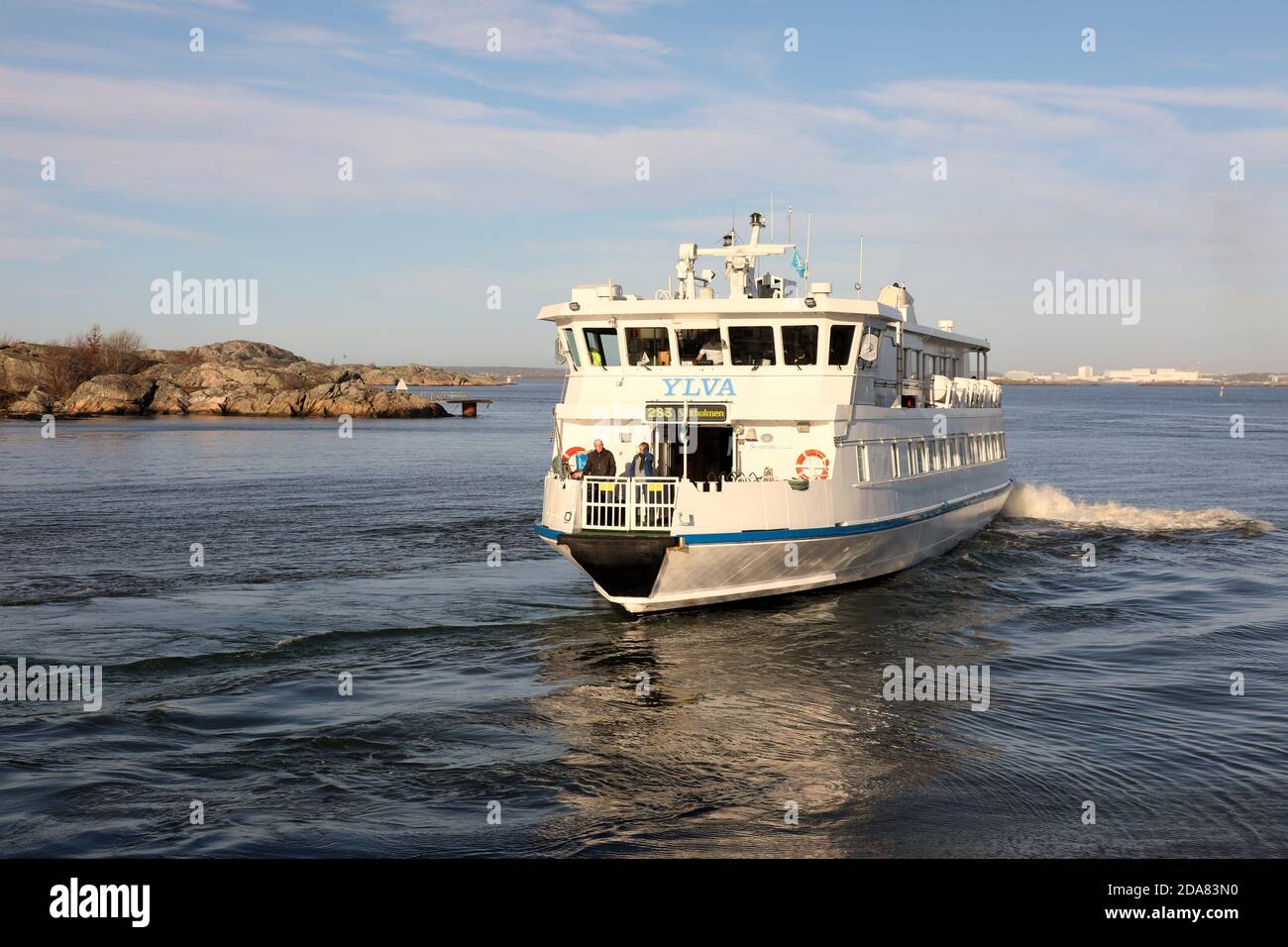 Ferry to the Southern Archipelago of Gothenburg Stock Photo - Alamy
