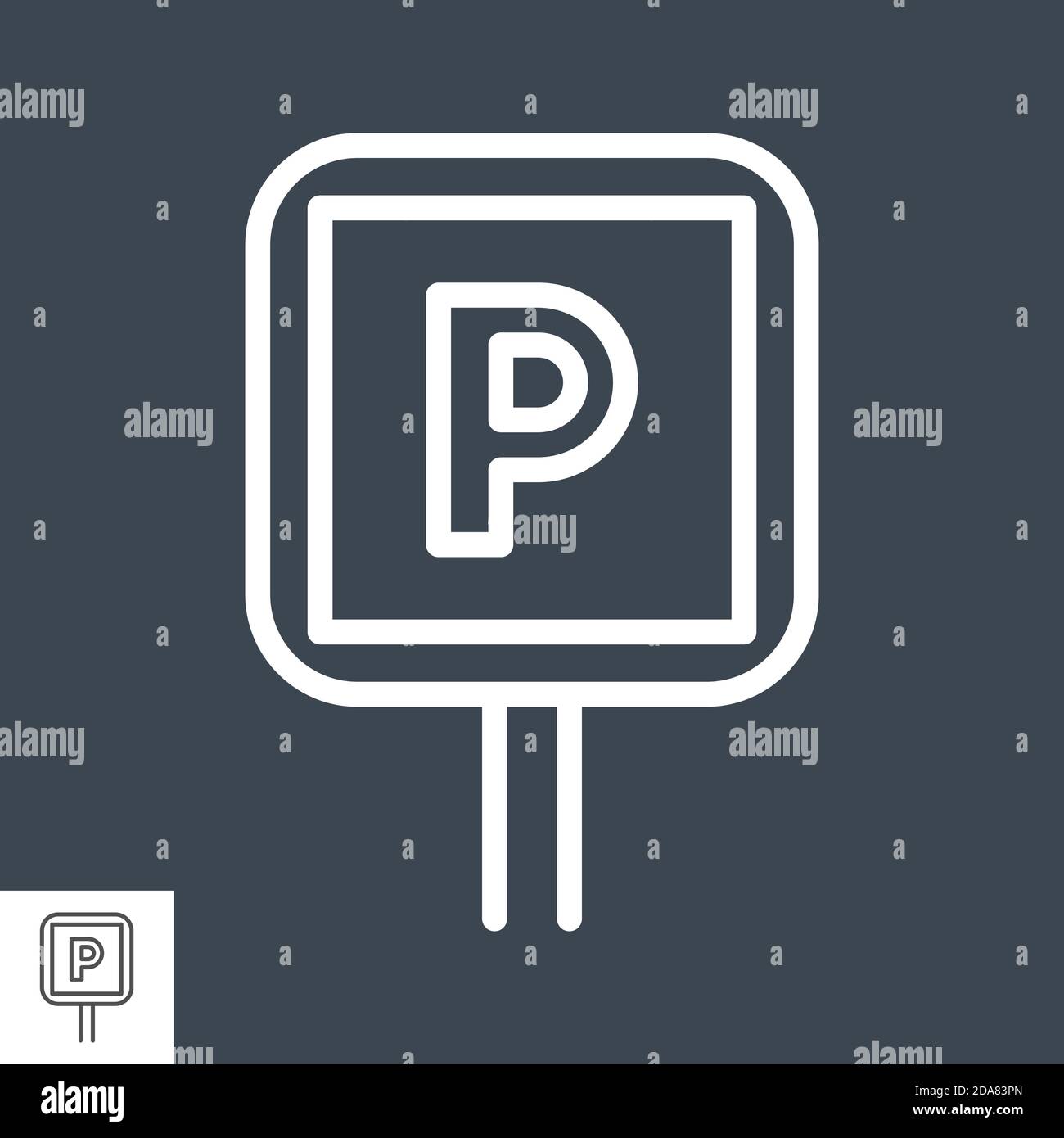 Premium parking sign Stock Vector Images - Alamy