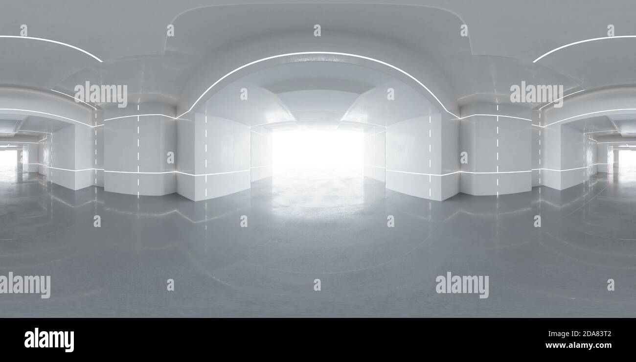 white virtual abstract 360 degree panorama vr design hdr style equi ...