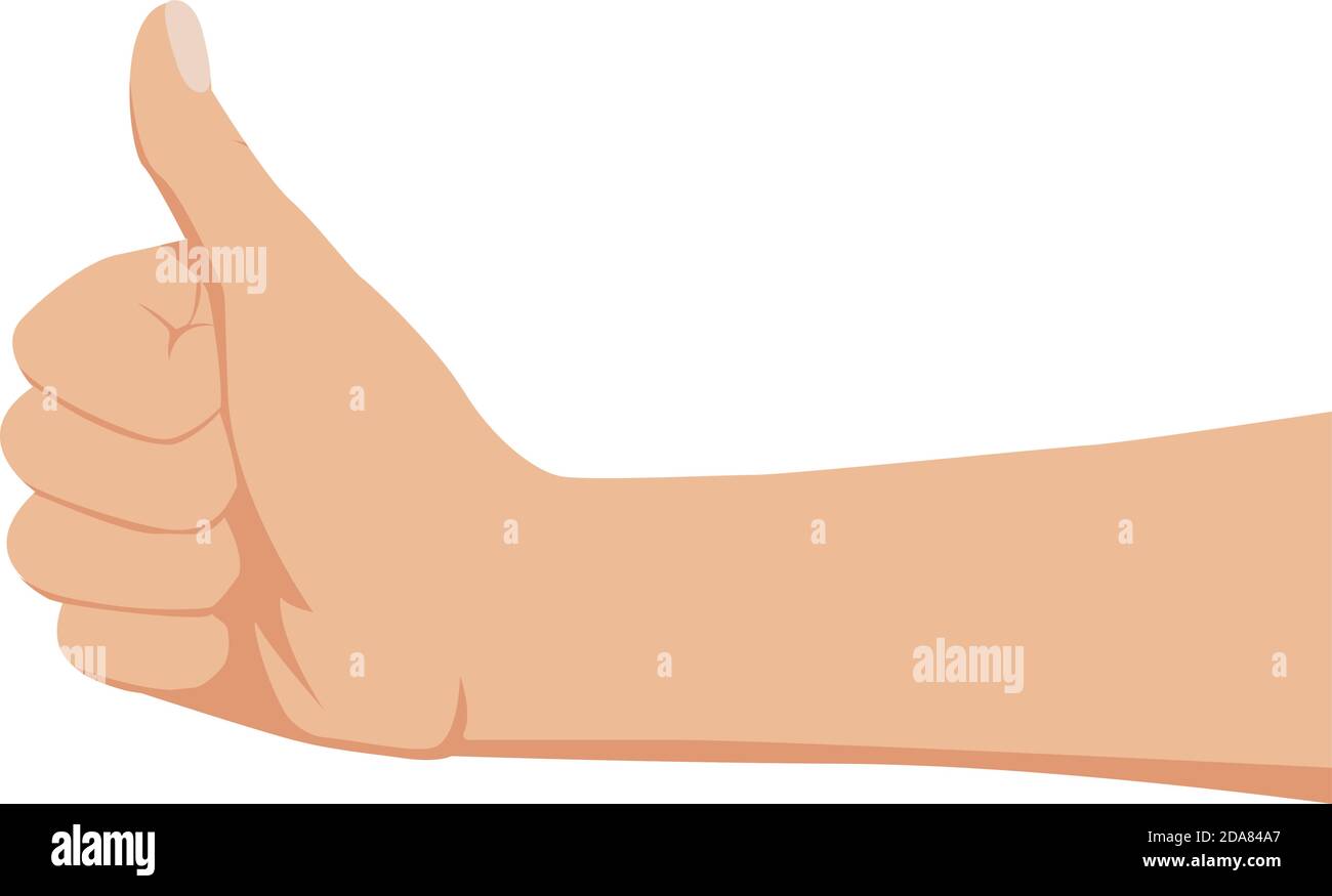 Positive male holding hand Stock Vector Images - Alamy