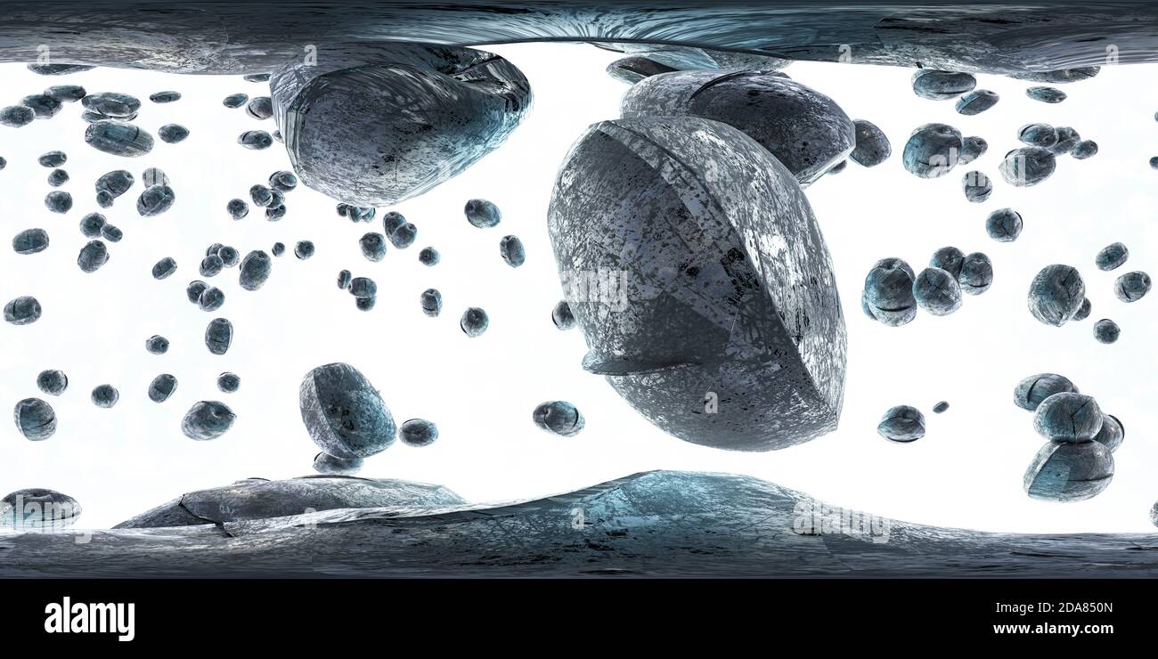 abstract 3d model render illustration vr hdr style equirectangular ...