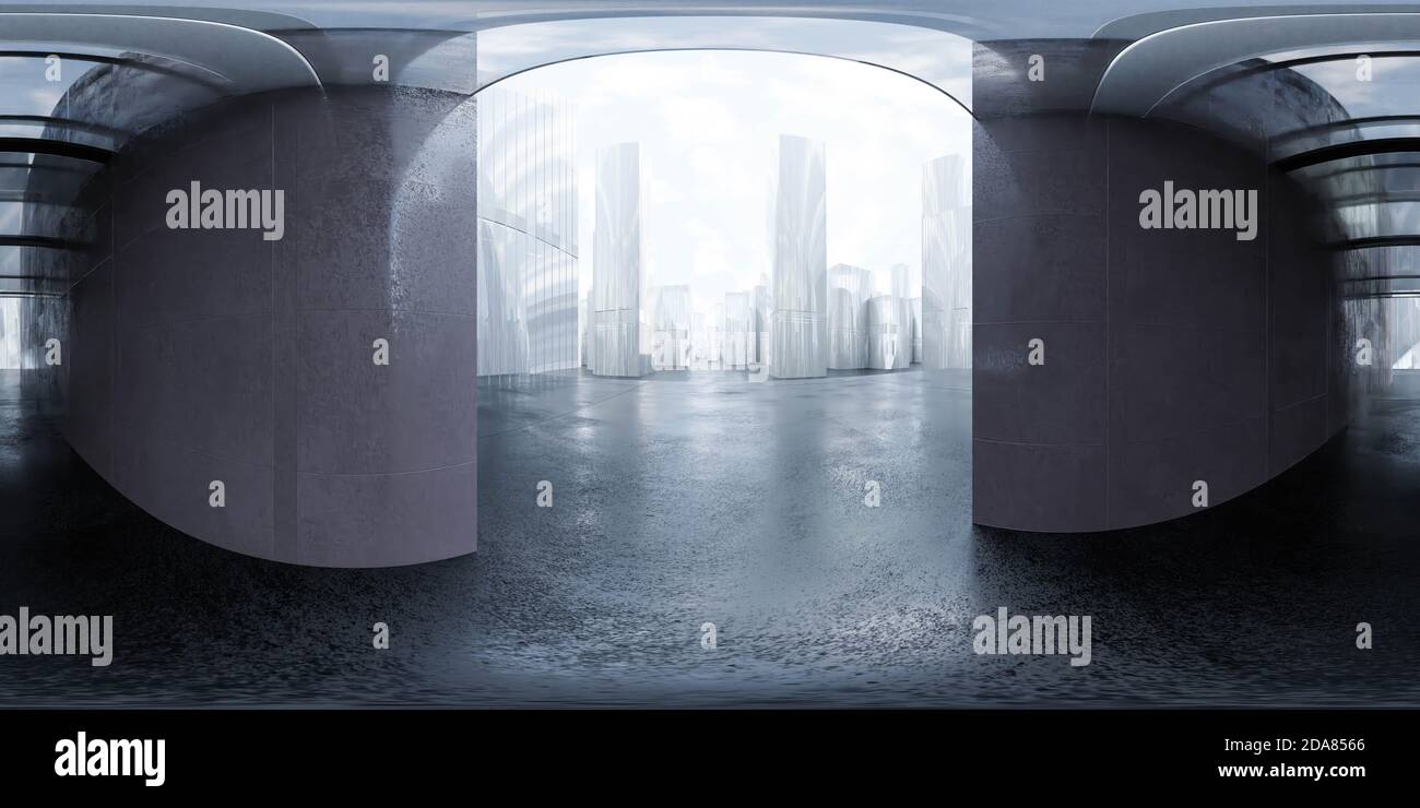 abstract 3d model render illustration vr hdr style equirectangular ...