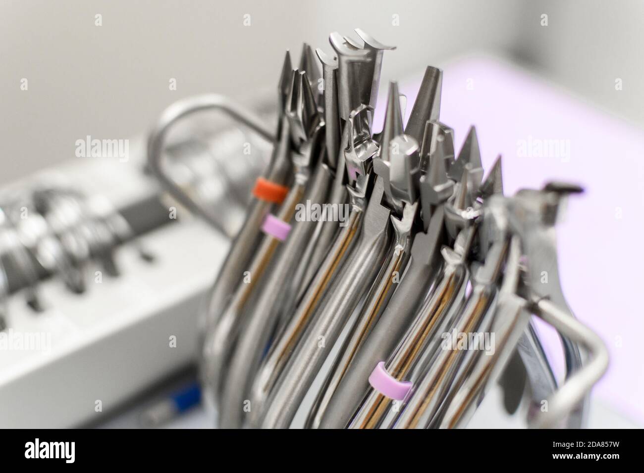 Set dental professional tools hi-res stock photography and images - Alamy