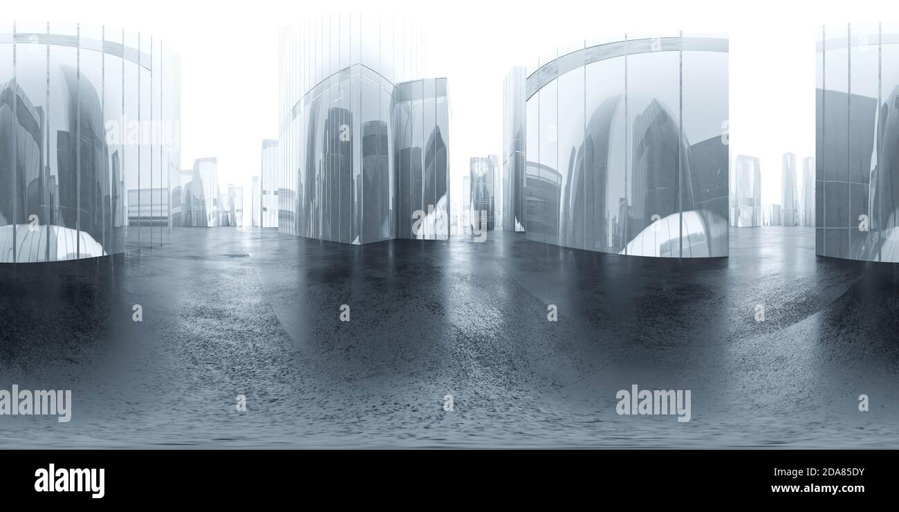 abstract 3d model render illustration vr hdr style equirectangular ...