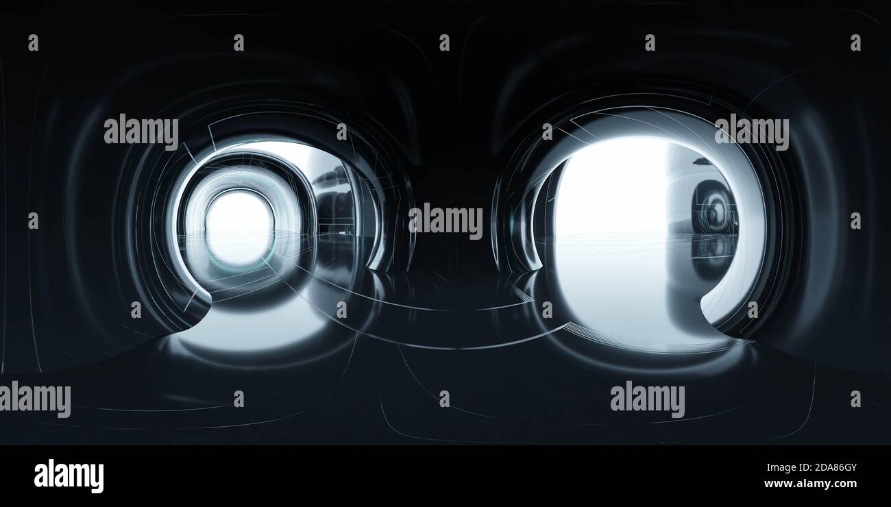 black 3d illustration spherical full 360 vr degrees hdr style panorama ...