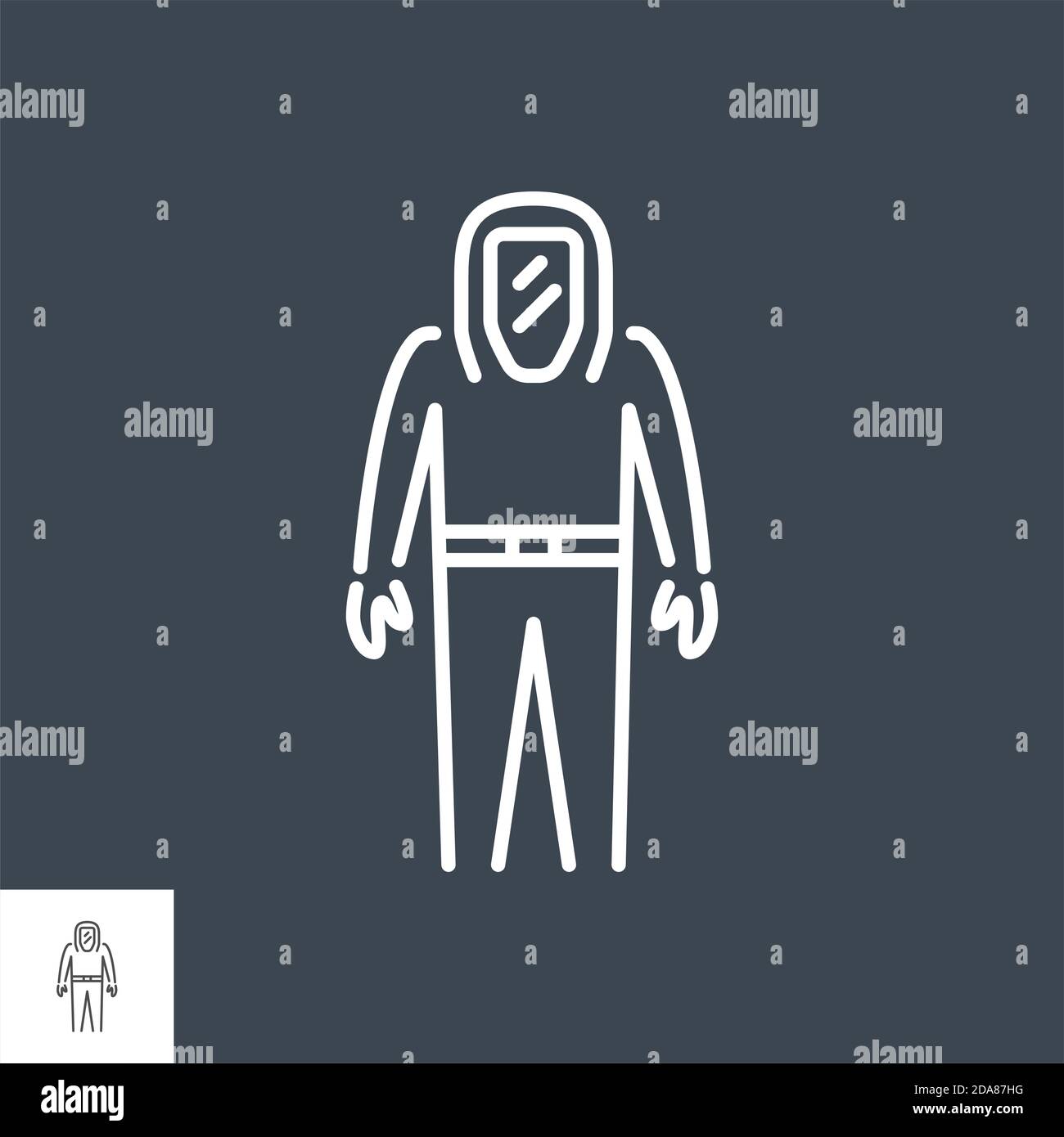 Scientist protective mask gas Stock Vector Images - Alamy