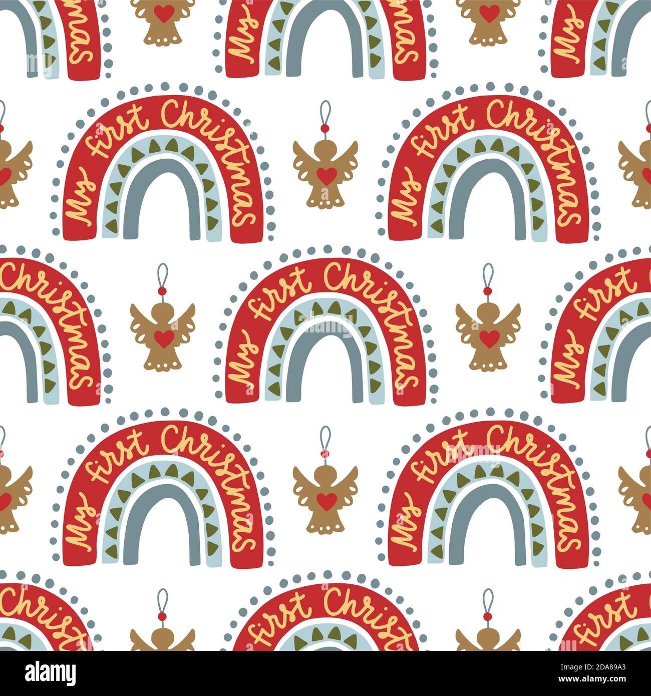 Rainbow angel Stock Vector Images - Alamy