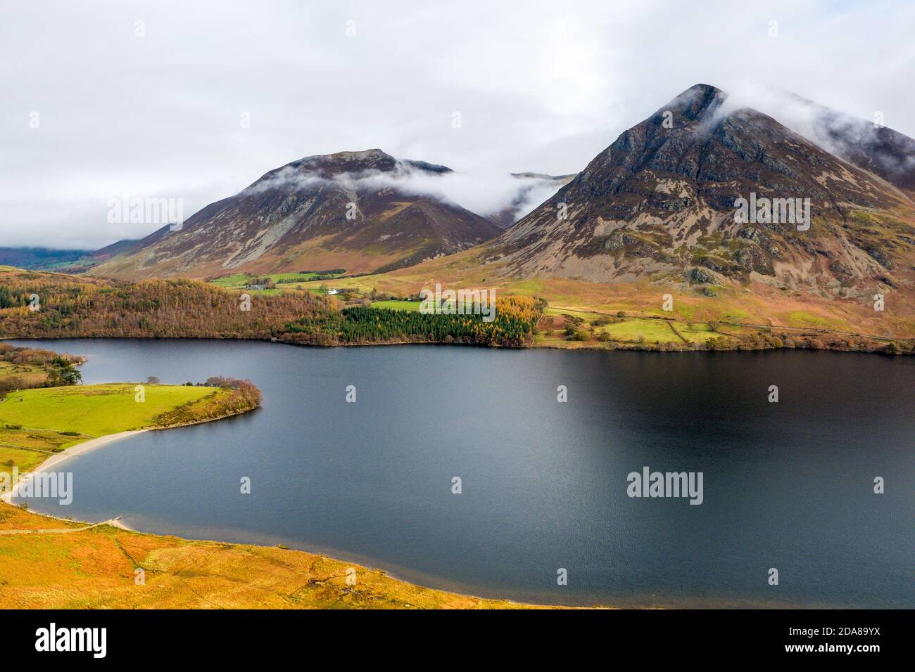 Grasmoor, a mountain in the north west Lake District National Park ...