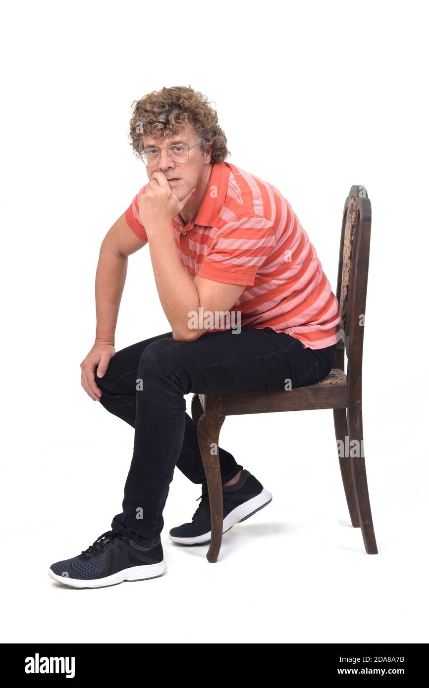 Person Sitting Sideways