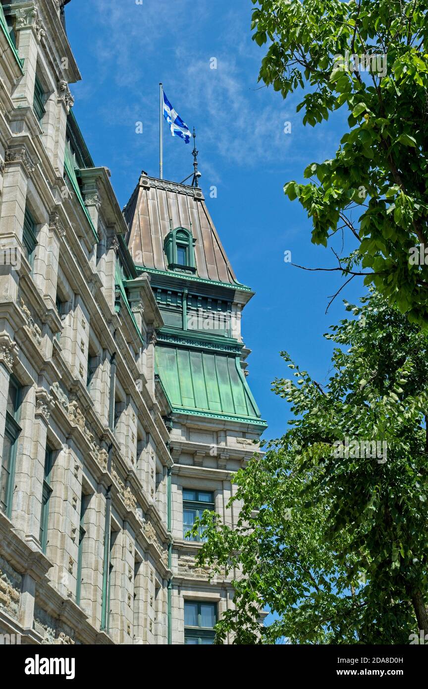 Street scenes in old Quebec City, displaying the historic architecture ...