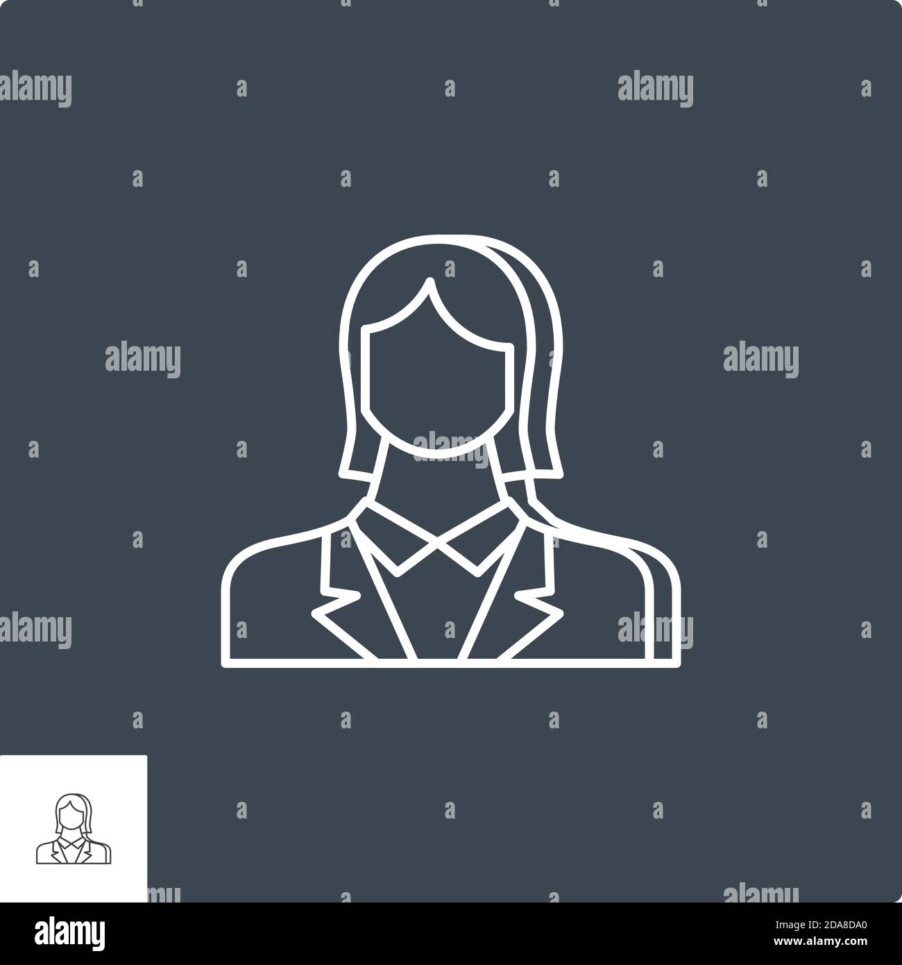 Female employee avatar hi-res stock photography and images - Alamy