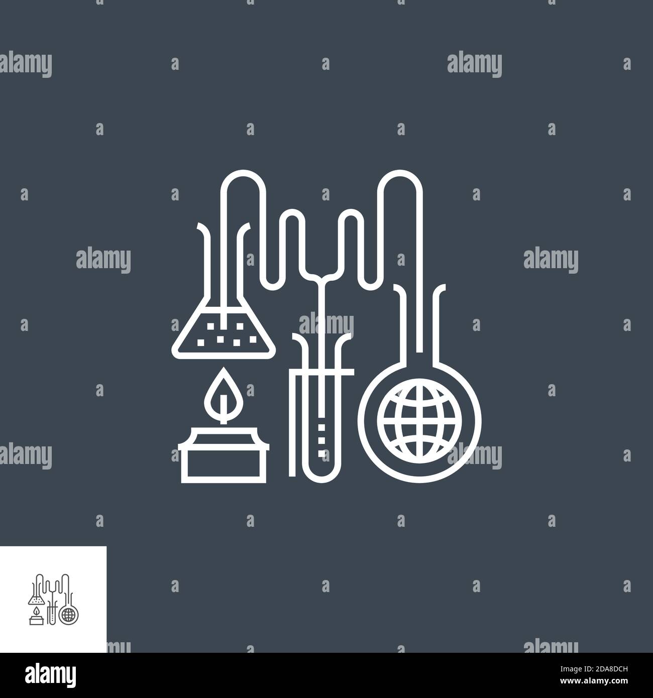 Line medical analysis laboratory Stock Vector Images - Alamy