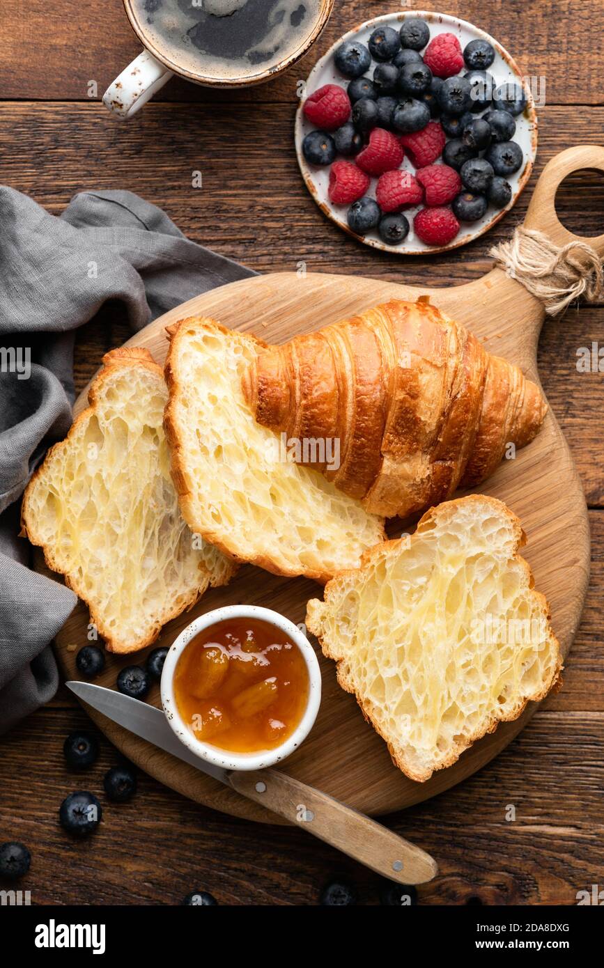 Croissant texture hi-res stock photography and images - Alamy