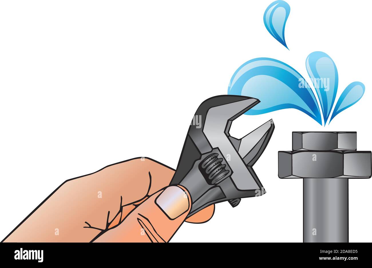 Toilet pipe Stock Vector Images - Alamy