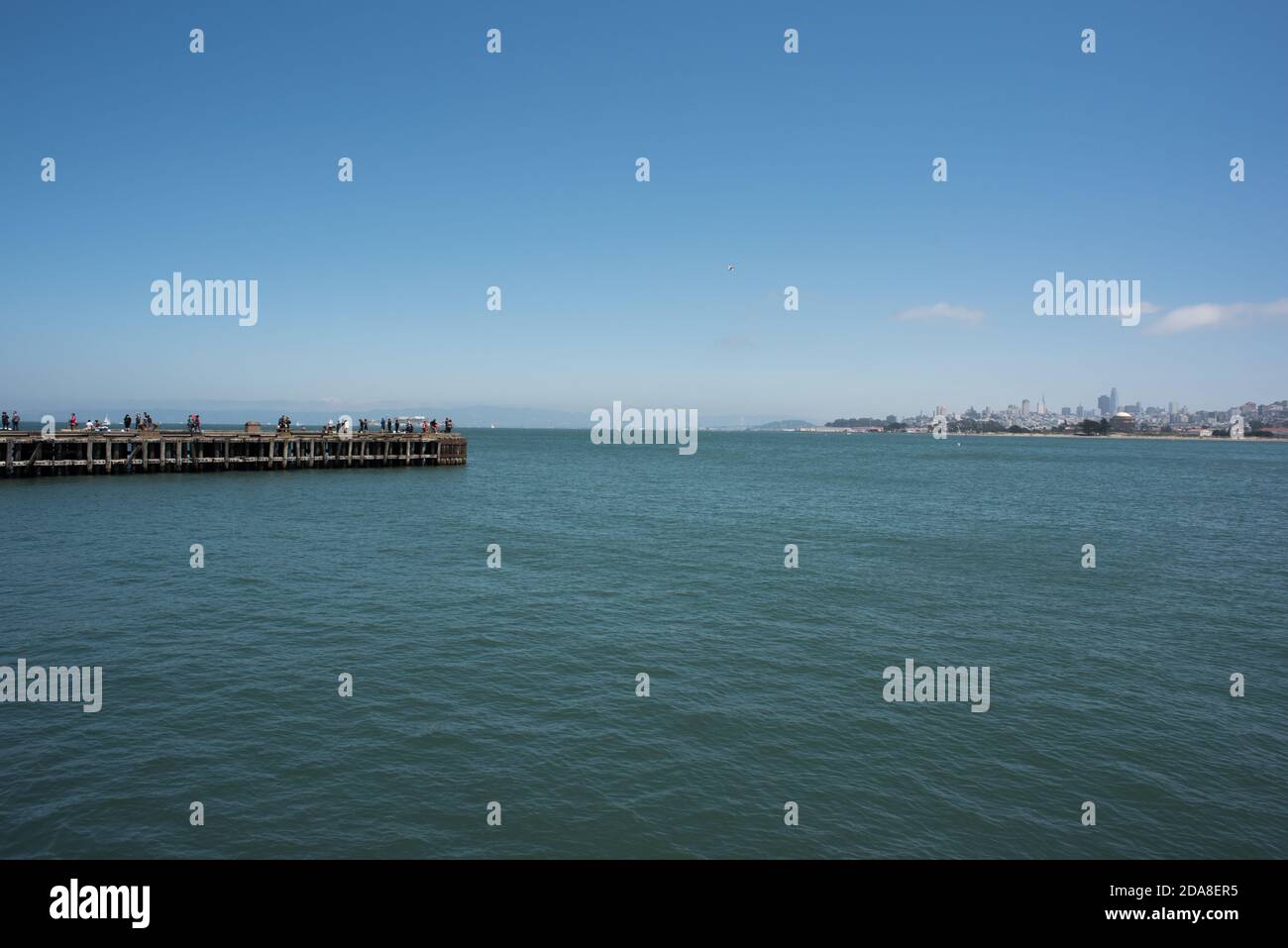 Pier near Golden Gate Bridge Stock Photo - Alamy