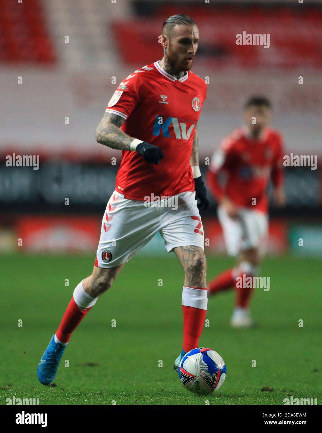 Charlton Athletic's Marcus Maddison during the Papa John's Trophy Group ...