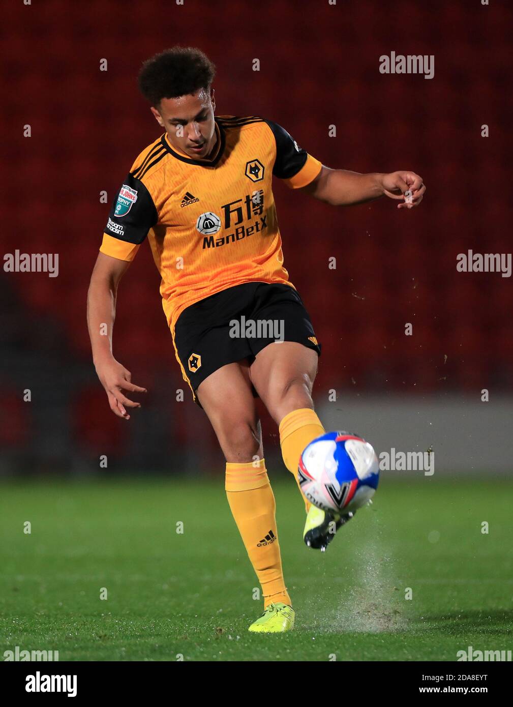 Wolverhampton Wanderers' Lewis Richards during the Papa John's Trophy ...