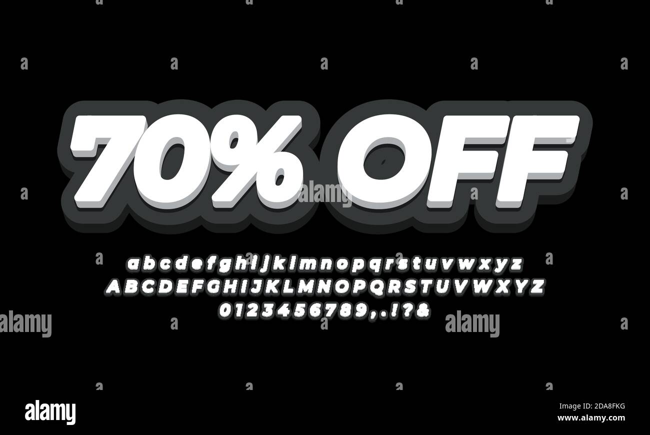 3d number 70 Stock Vector Images - Alamy