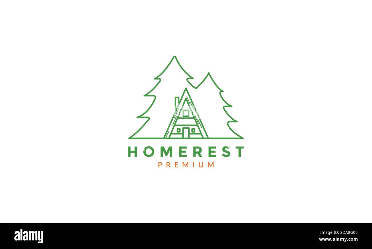 Cypress tree silhouette Stock Vector Images - Alamy