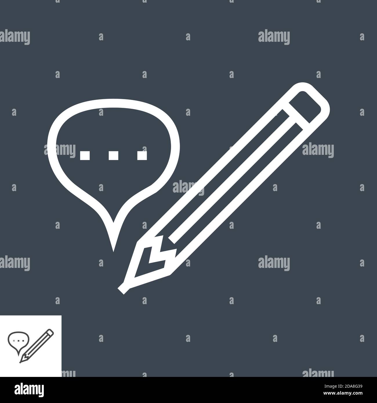 Contact customer support message Stock Vector Images - Alamy