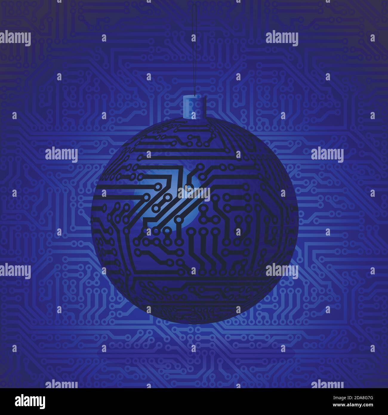 A printed circuit board Stock Vector Images - Alamy