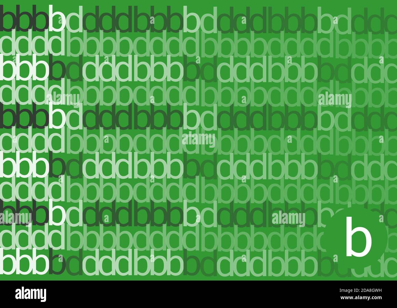 Alphabet lettering b pattern for wallpaper decoration with bright color ...