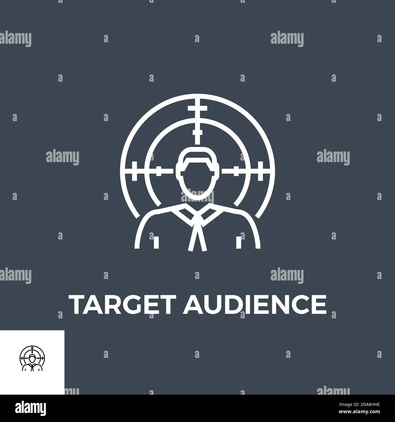 Target Audience Line Icon Stock Vector Image & Art - Alamy
