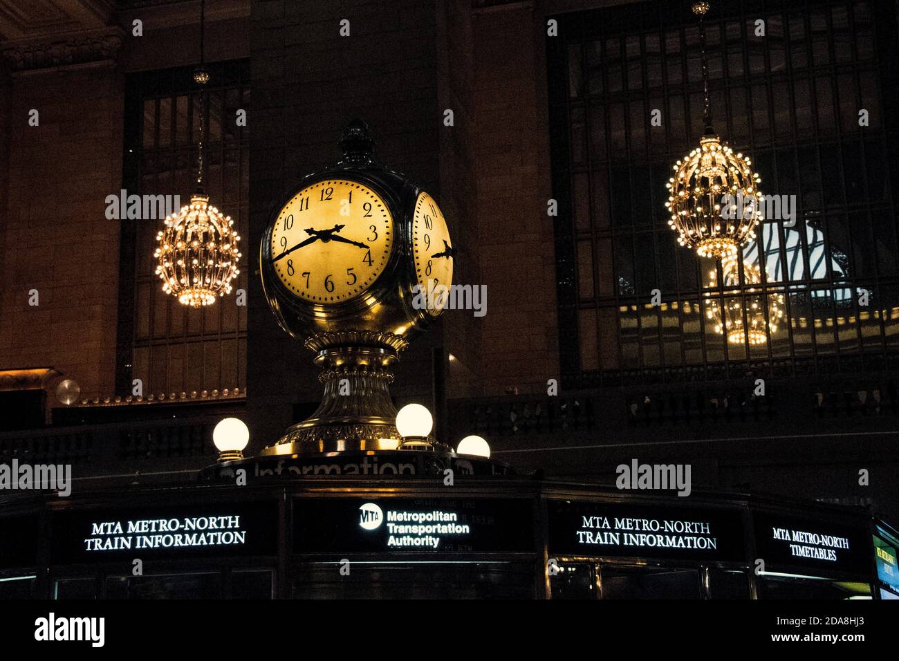 Mta Metro North Railroad Grand Central High Resolution Stock ...