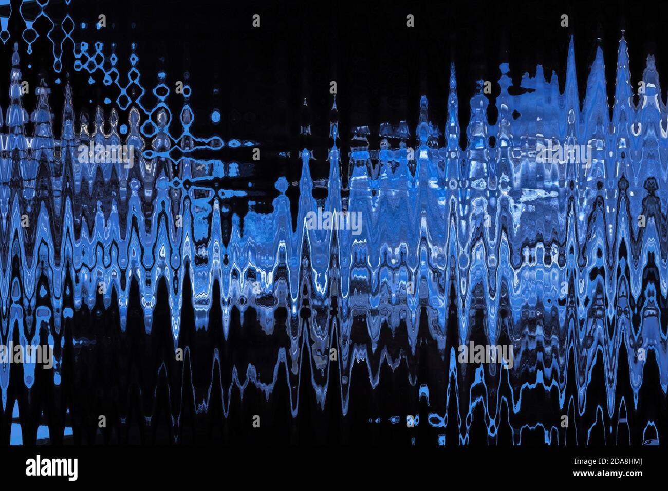 Real blue abstraction with crew graph silhouette Stock Photo - Alamy
