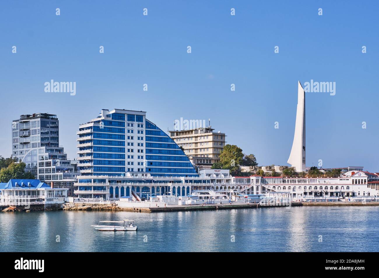 Sevastopol, Russia - September 25, 2020: City landscape. View of the ...