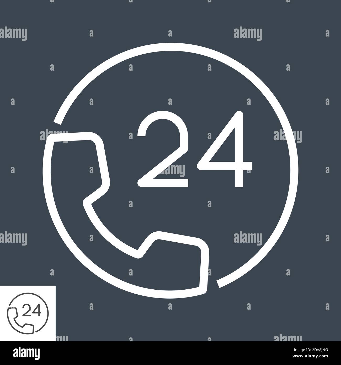 White line clock arrow icon hi-res stock photography and images - Alamy