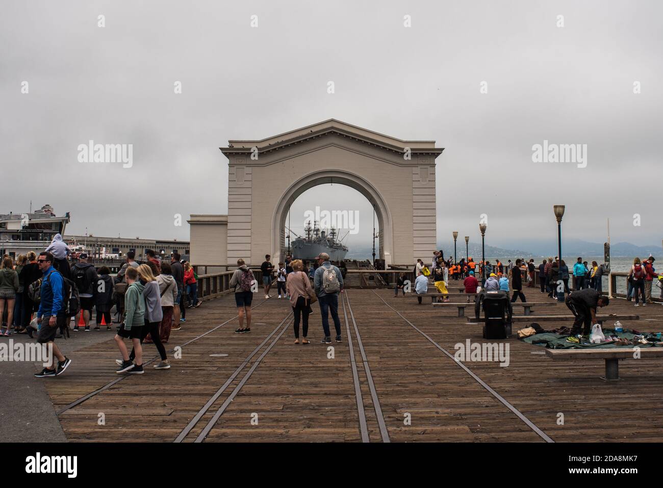 Gate on Pier 39 Stock Photo - Alamy