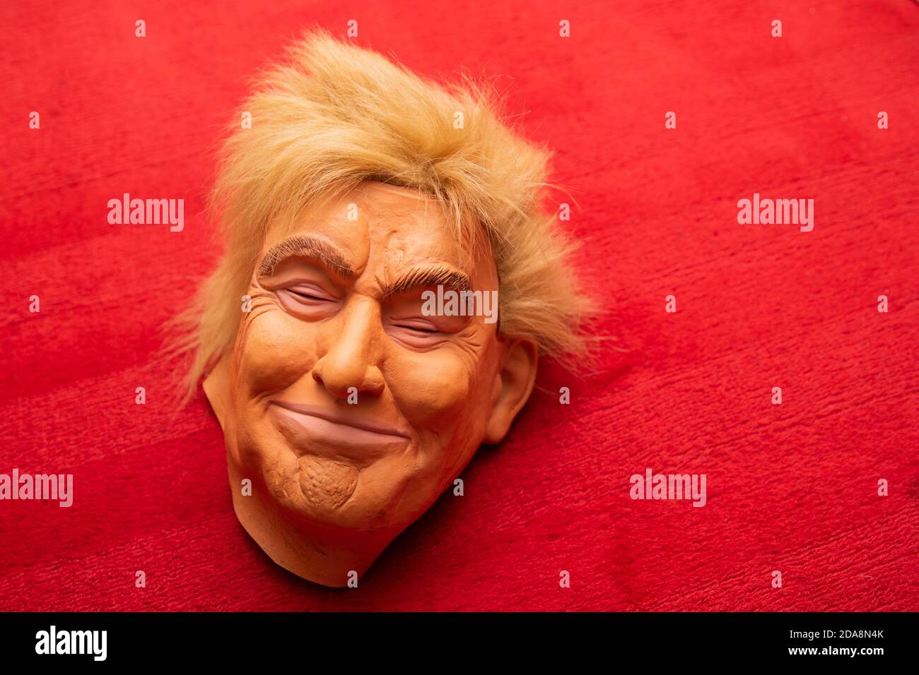 A Donald Trump costume mask Stock Photo - Alamy