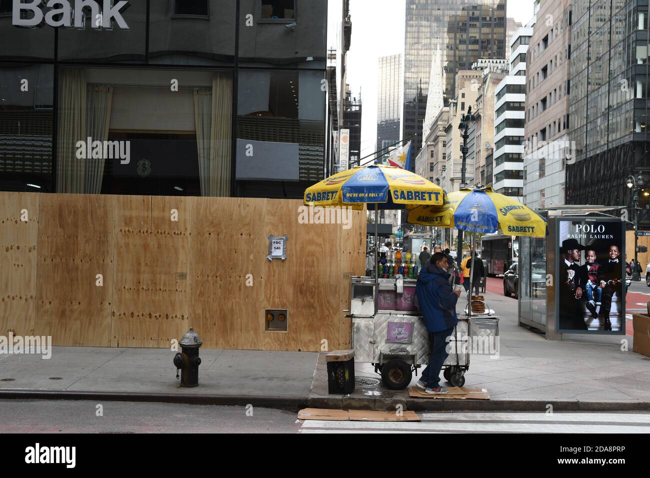 Window display in New York City, USA on November 3,2020 Stock Photo - Alamy