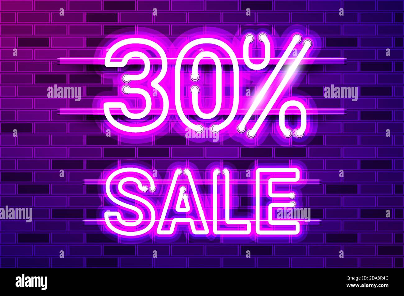 30 Percent SALE Glowing Purple Neon Lamp Sign Stock Vector Image Art 30-percent-sale-glowing-purple-neon-lamp-sign-stock-vector-image-art