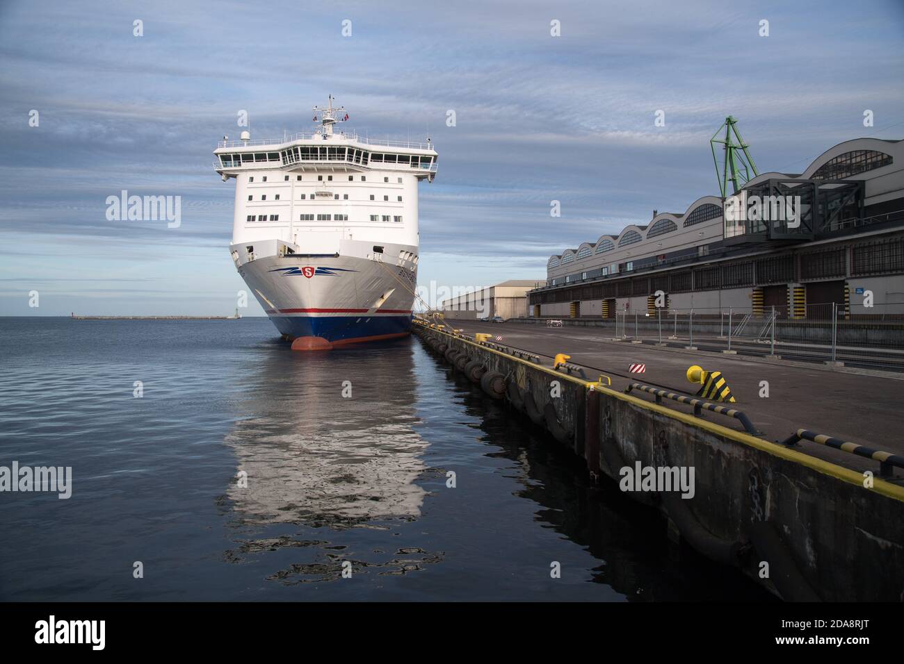MS Stena Baltica, cruiseferry owned by Stena Line, in Gdynia, Poland ...
