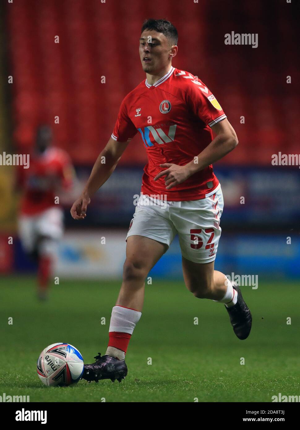 Charlton Athletic's Dylan Gavin during the Papa John's Trophy Group O ...