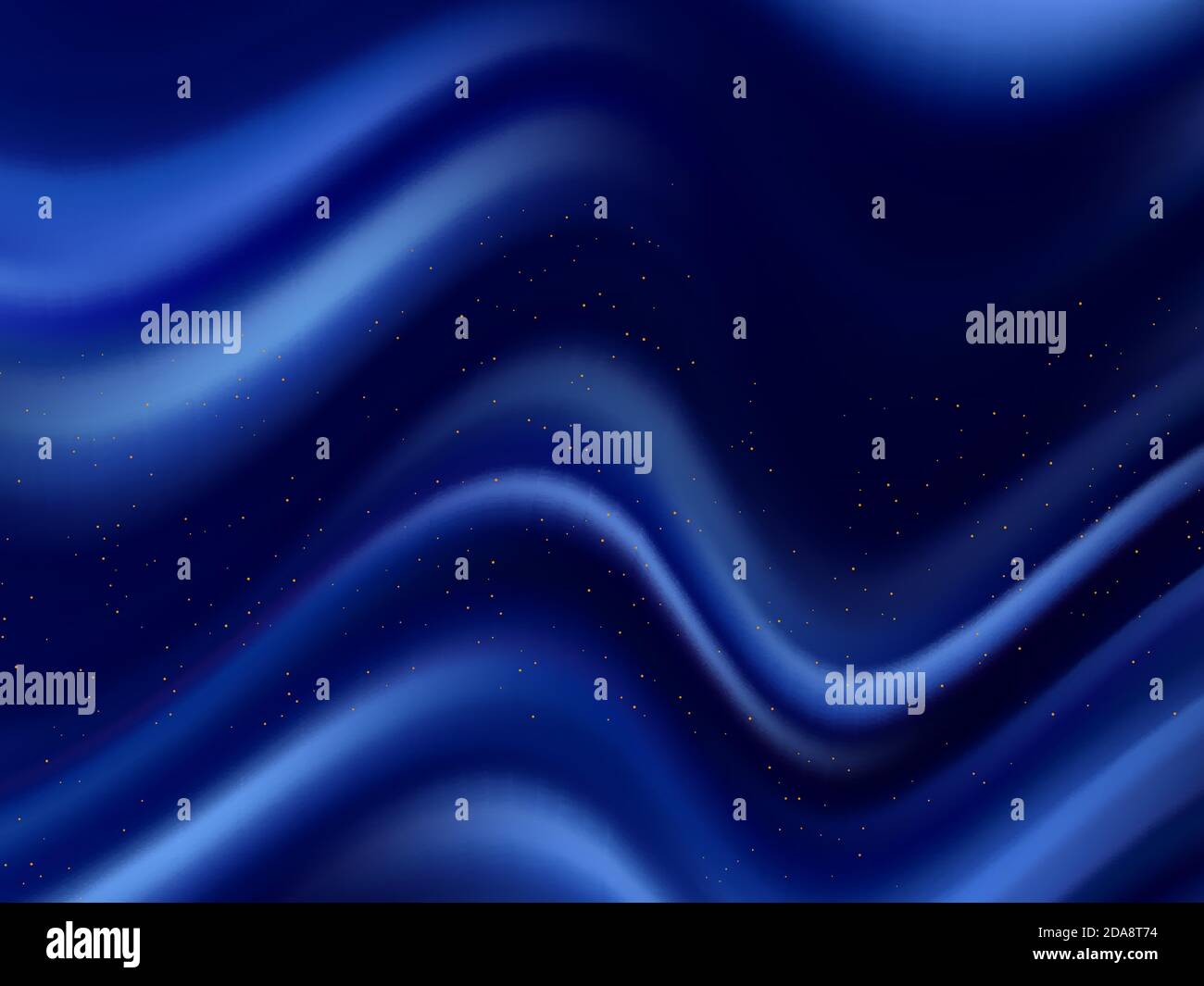 Wave liquid shape in black color background. Blue wave flow background Vector Stock Vector Image ...