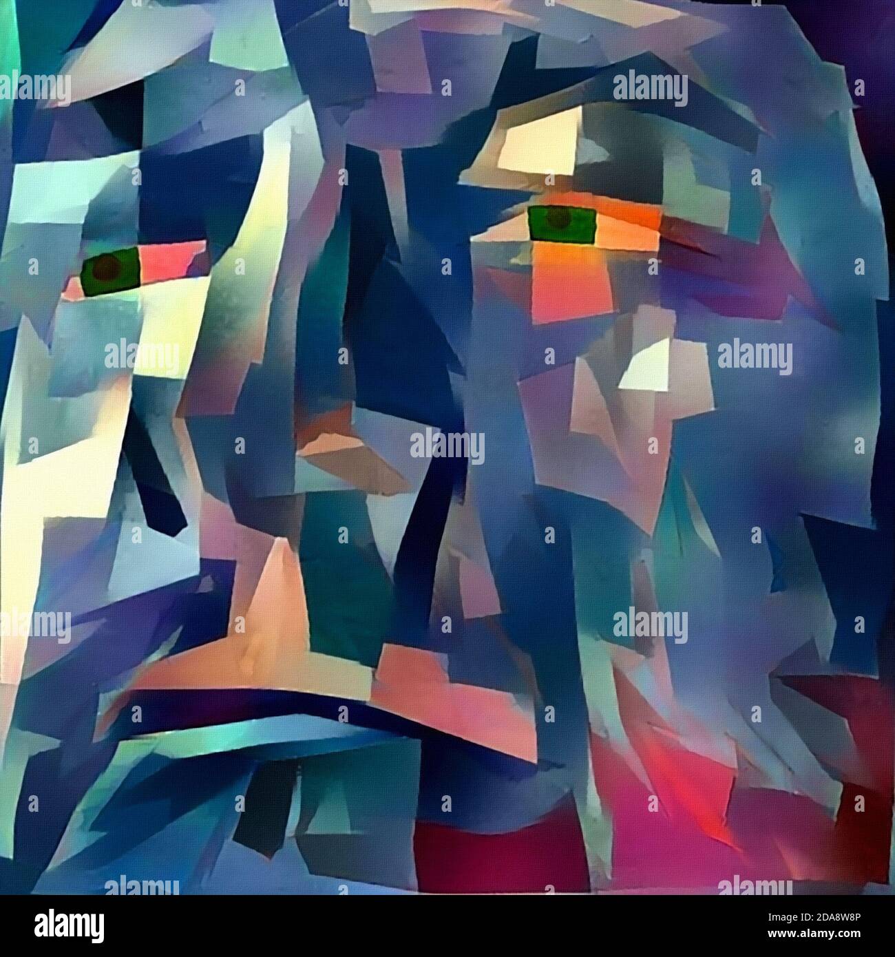 Abstract sad man painting hi-res stock photography and images - Alamy