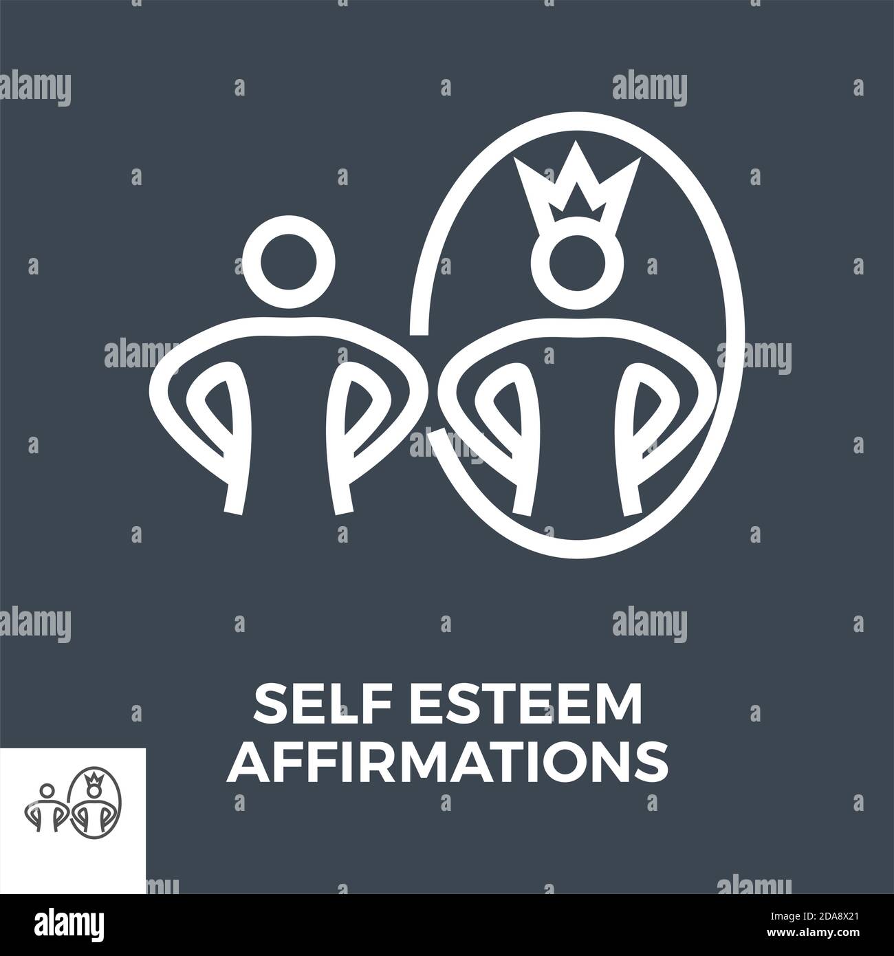 Self esteem affirmations Stock Vector Image & Art - Alamy
