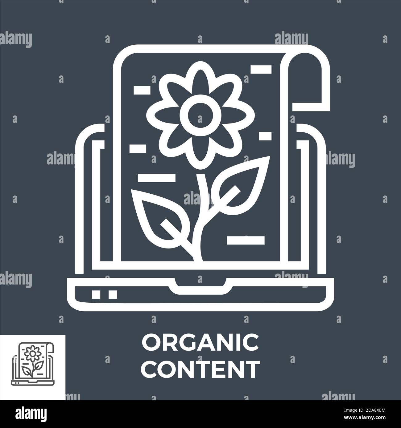 Content distribution outline icon hi-res stock photography and images ...